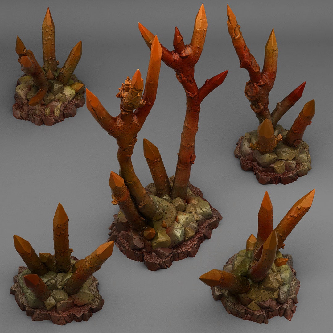 Abandon Punji Sticks D&D Pathfinder Fantasy 3D Printed Resin Miniature ...