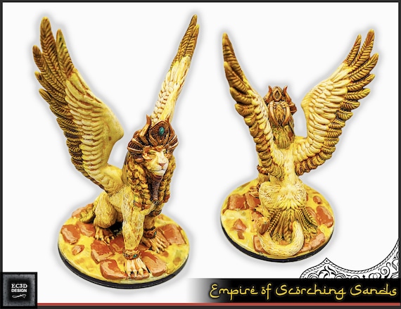 D&D Pathfinder Sphinx Miniature 3D Printed | Etsy
