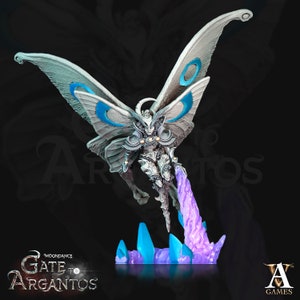 Moon Fairies Fey D&D Pathfinder Fantasy 3D Printed Resin Miniature - Etsy