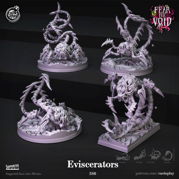 Eviscerators Monstrosities Aberration Horror D&D Pathfinder - Etsy
