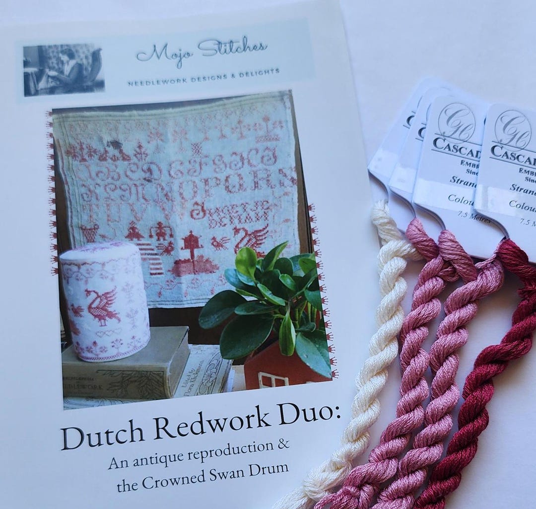 Silk Threads Pack Dutch Redwork Duo - Etsy