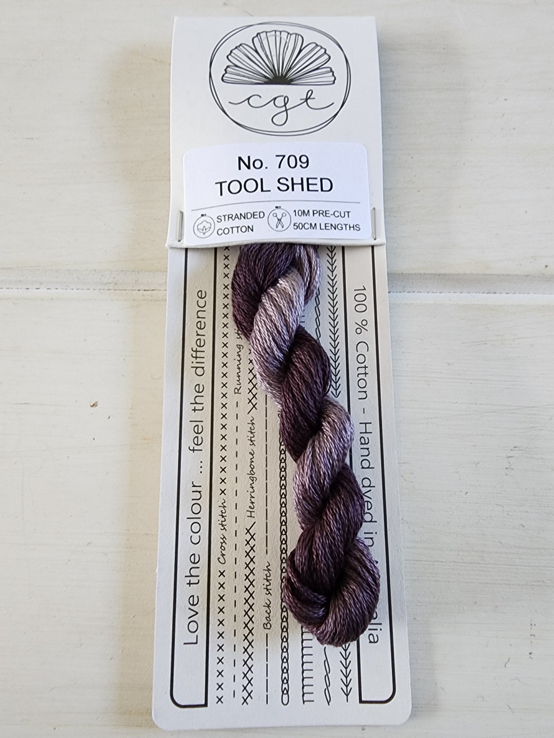 Tool Shed 709 - Cottage Garden Thread 10m Pre Cut 50cm Lengths - Etsy