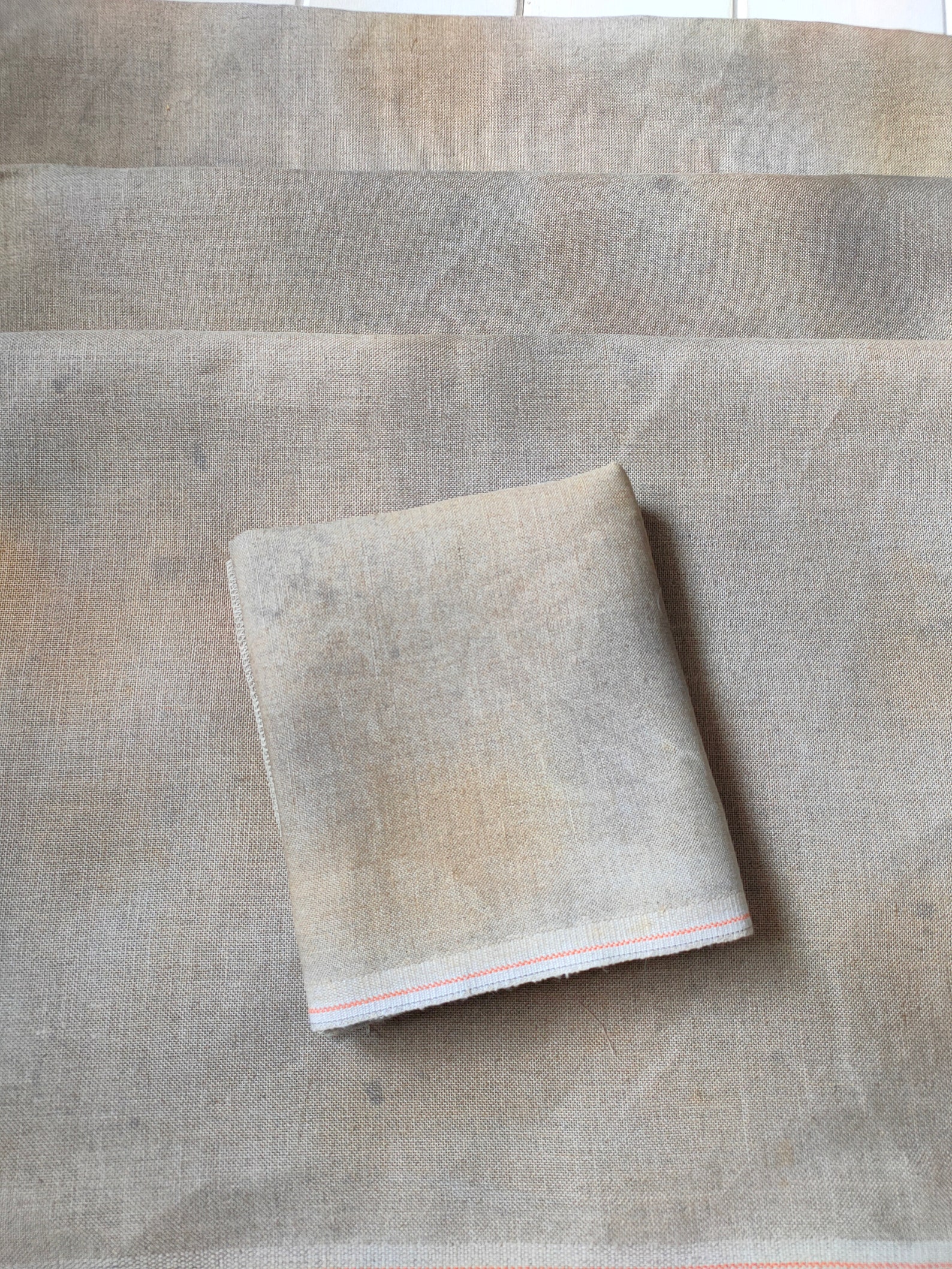 Hand Dyed decrepit Linen for Cross Stitch or - Etsy