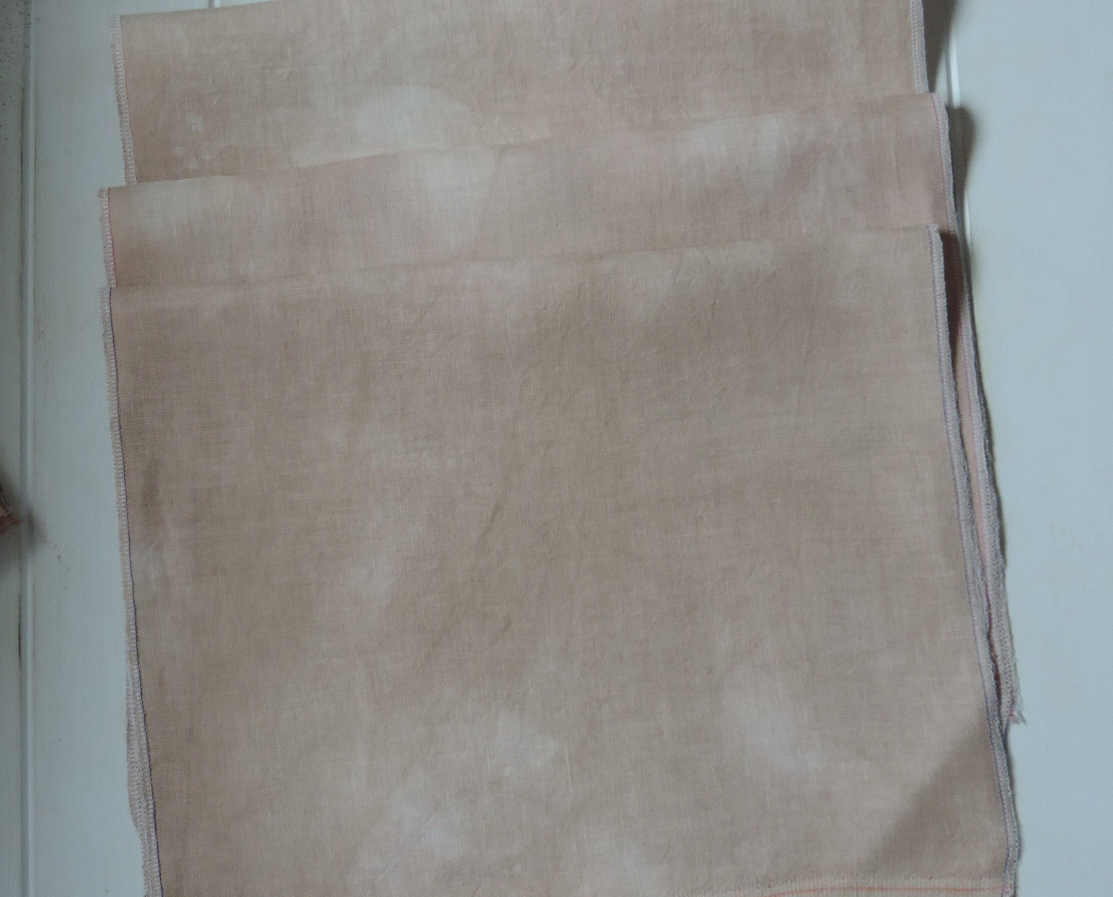 Hand Dyed bulldust Linen for Cross Stitch or - Etsy