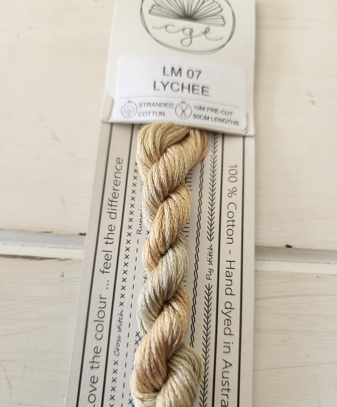 Lychee - Cottage Garden Thread 10m Pre Cut 50cm Lengths - Etsy