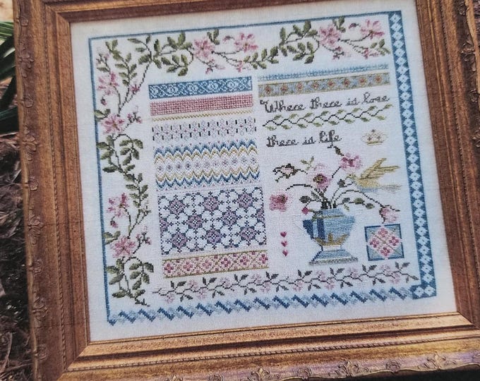 Sarah Milthorp 1834 - Hands Across the Sea Samplers - Etsy