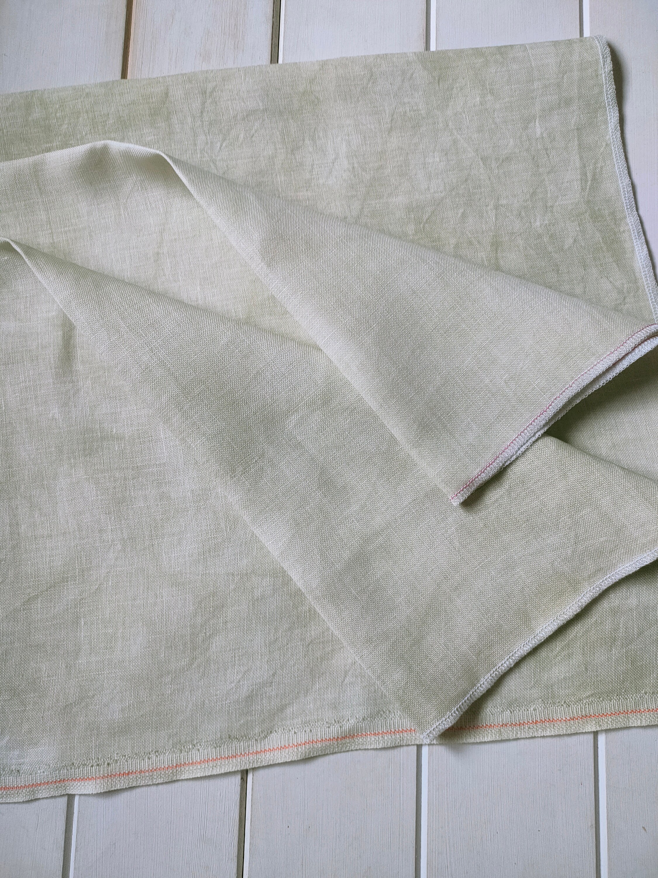 Hand Dyed "french Pear" Linen for Cross Stitch or Embroidery Zweigart ...