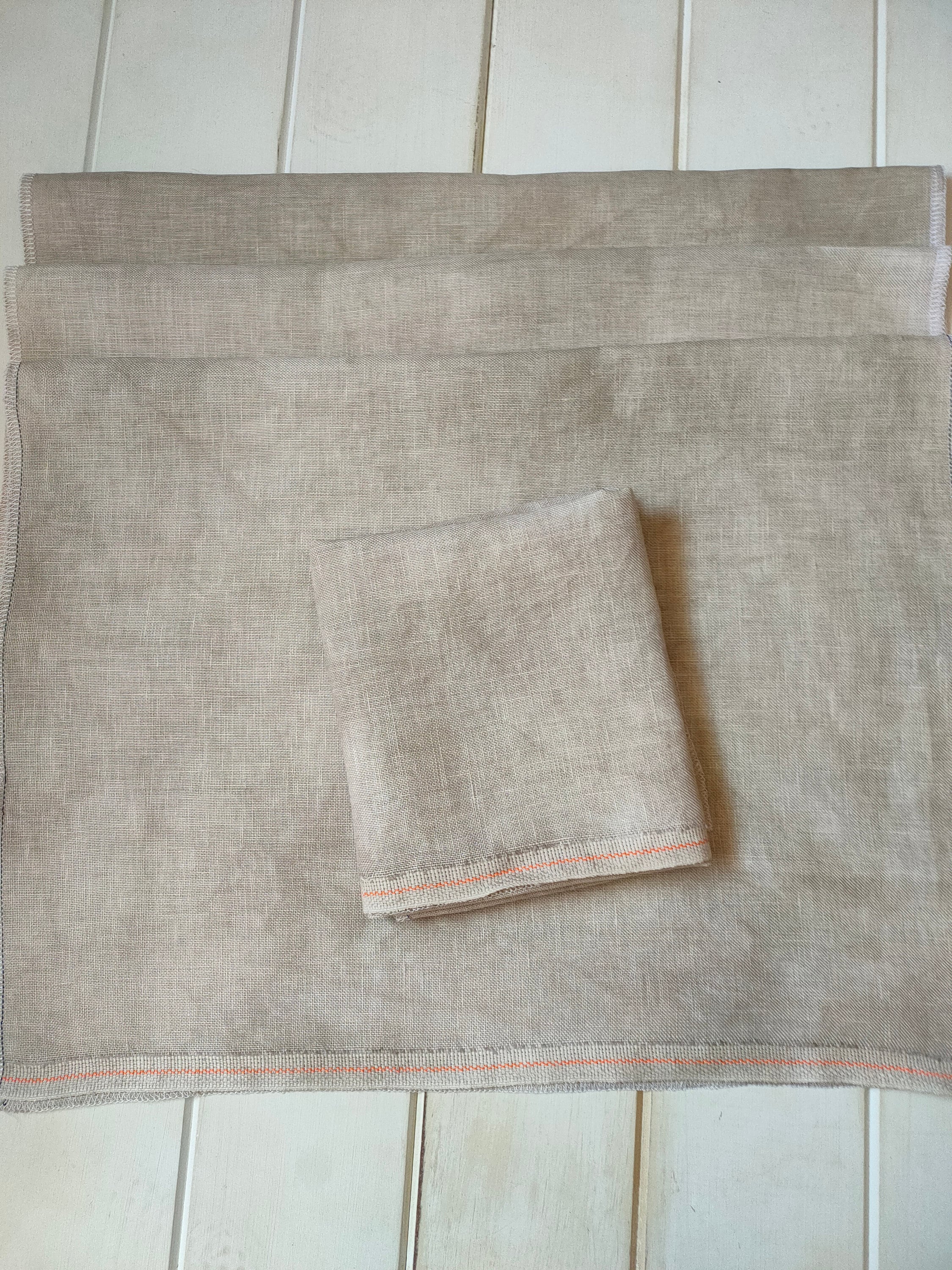 Hand Dyed weathered Linen for Cross Stitch or - Etsy