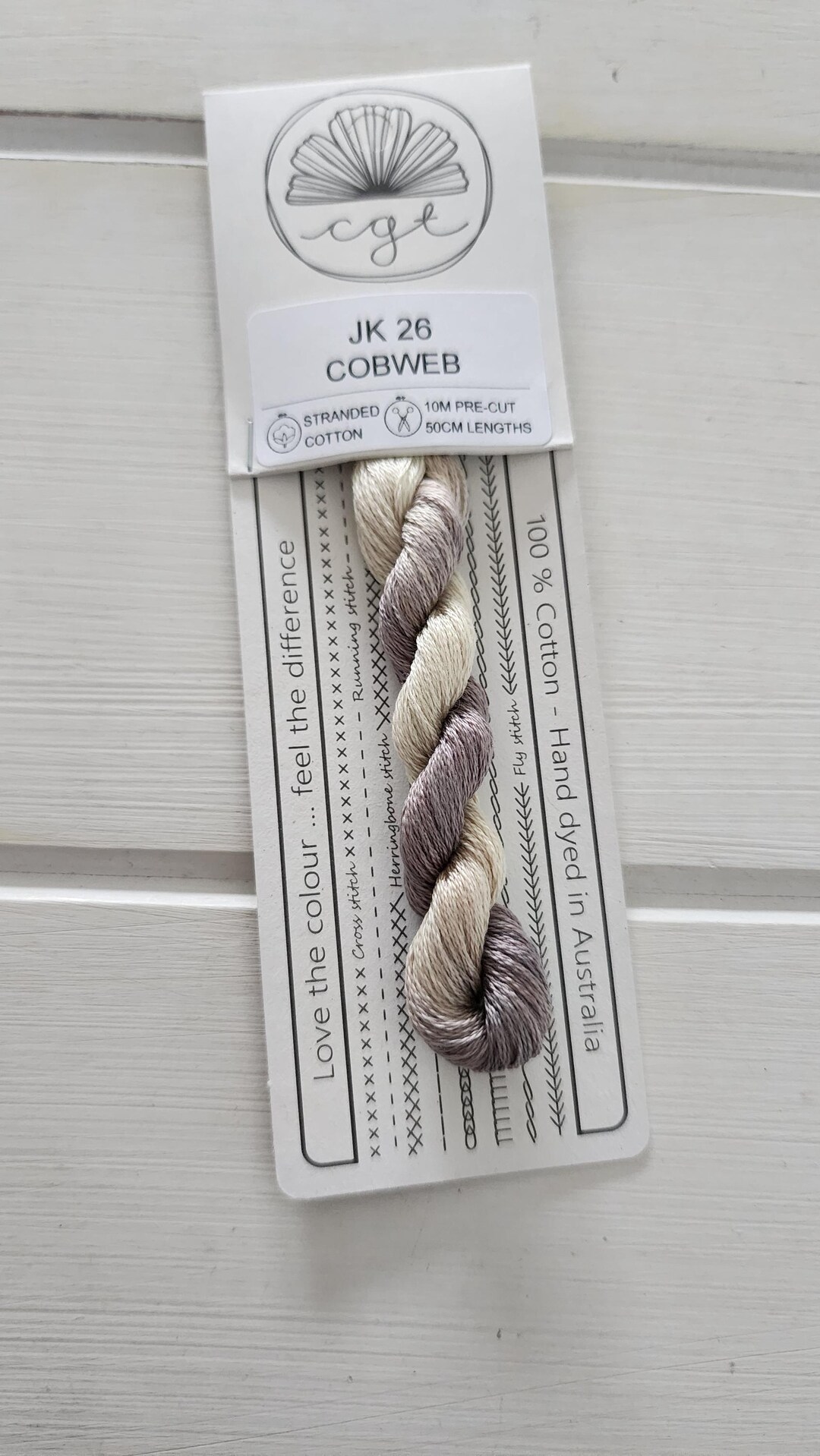 Cobweb - Cottage Garden Thread 10m Pre Cut 50cm Lengths - Etsy