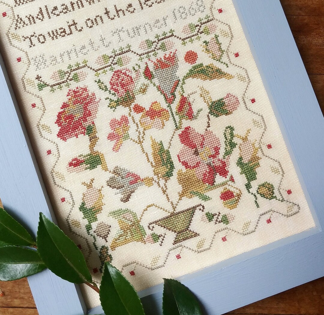 The Humble Sampler: Harriett Turner 1868- Mojo Stitches - Etsy
