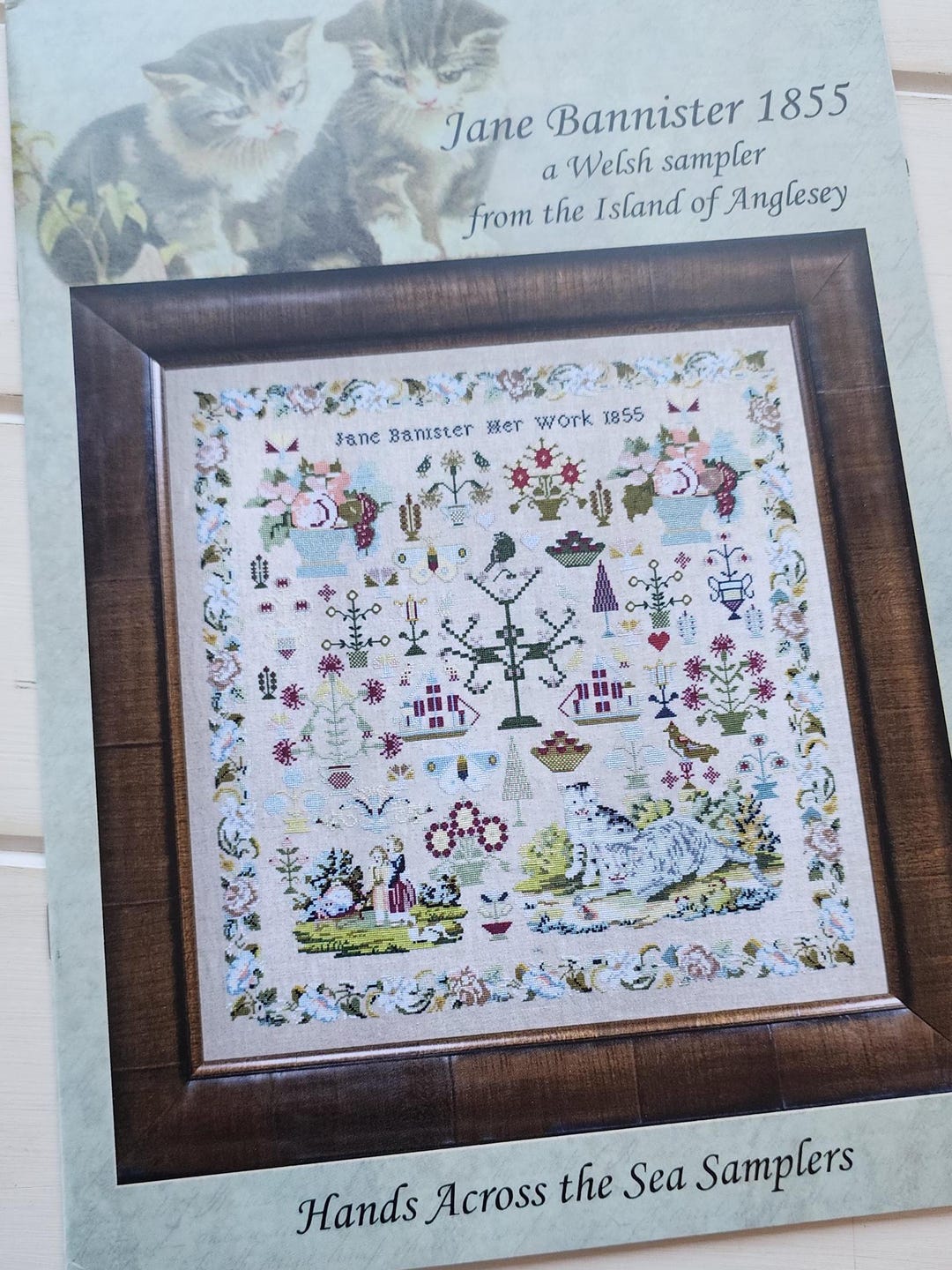 Jane Bannister 1855 - Hands Across the Sea Samplers - Etsy