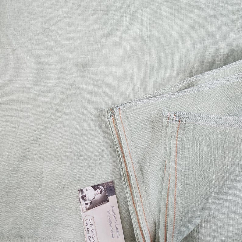 Hand Dyed "seamist" Linen for Cross Stitch or Embroidery Zweigart Base ...