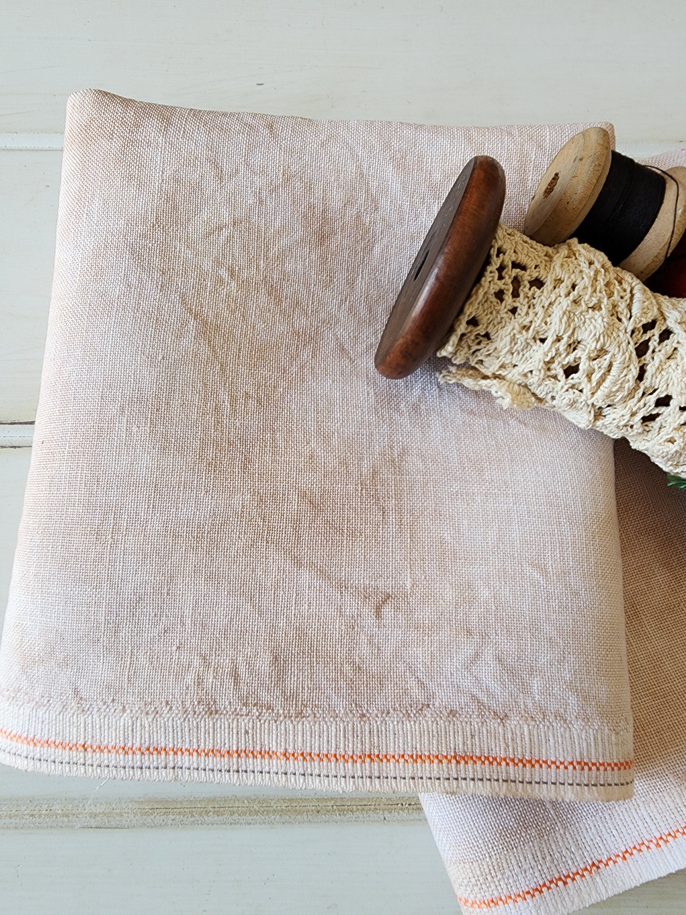Hand Dyed "serial Starter " 28, 32, 36, 38 or 40 Count Linen for Cross ...