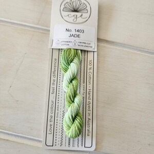 Jade 1403 - Cottage Garden Thread 10m Pre Cut 50cm Lengths - Etsy
