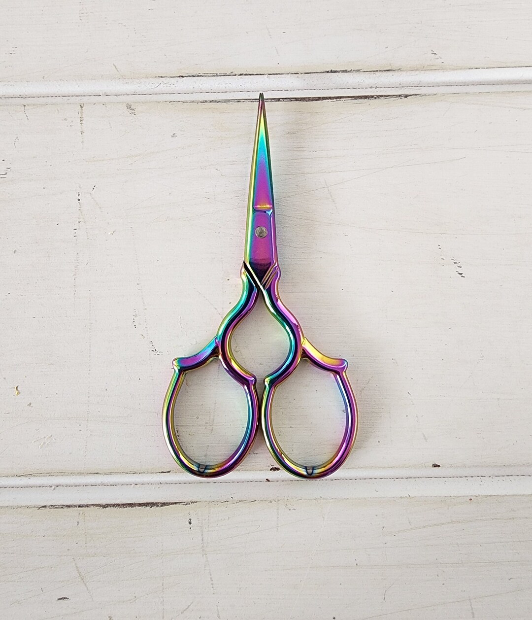 Fancy Handled Rainbow Ombre Embroidery Scissors - Etsy