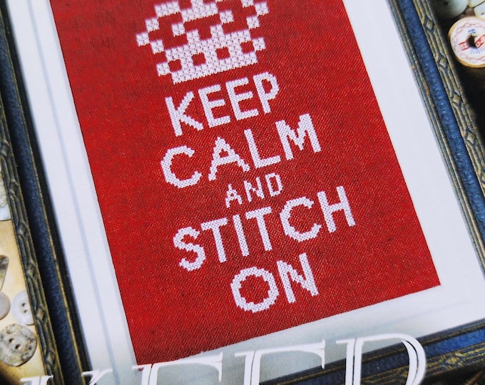 Keep Calm and Stitch on by Little Robin Designs - Etsy