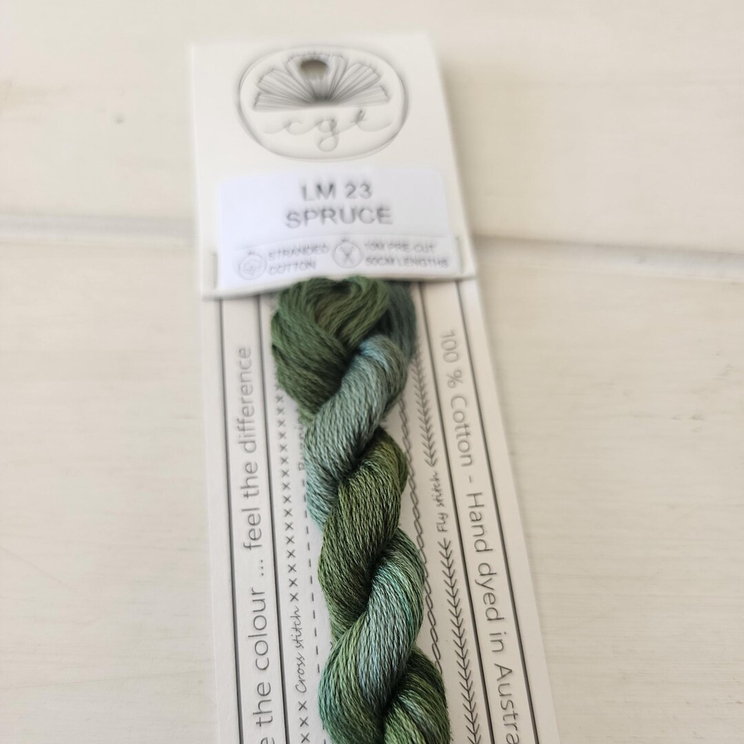 Spruce - Cottage Garden Thread 10m Pre Cut 50cm Lengths - Etsy