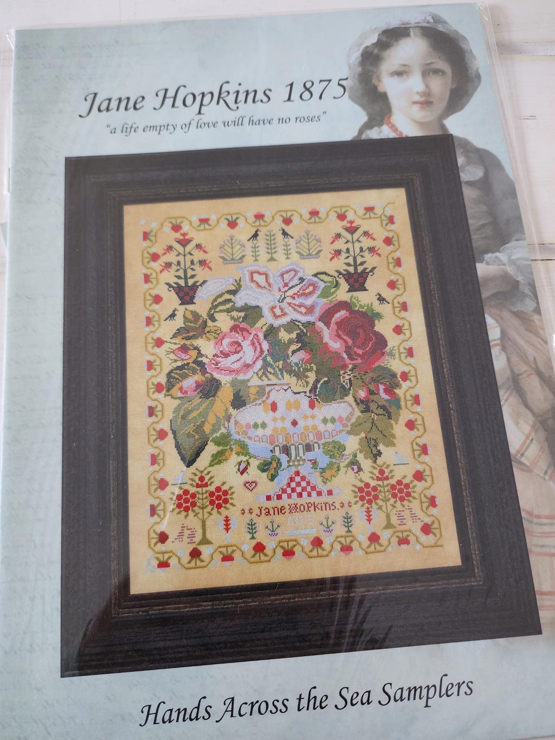 Jane Hopkins 1875 - Hands Across the Sea Samplers - Etsy