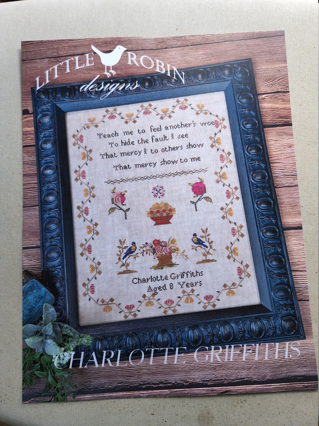 Charlotte Griffiths Sampler by Little Robin Designs - Etsy