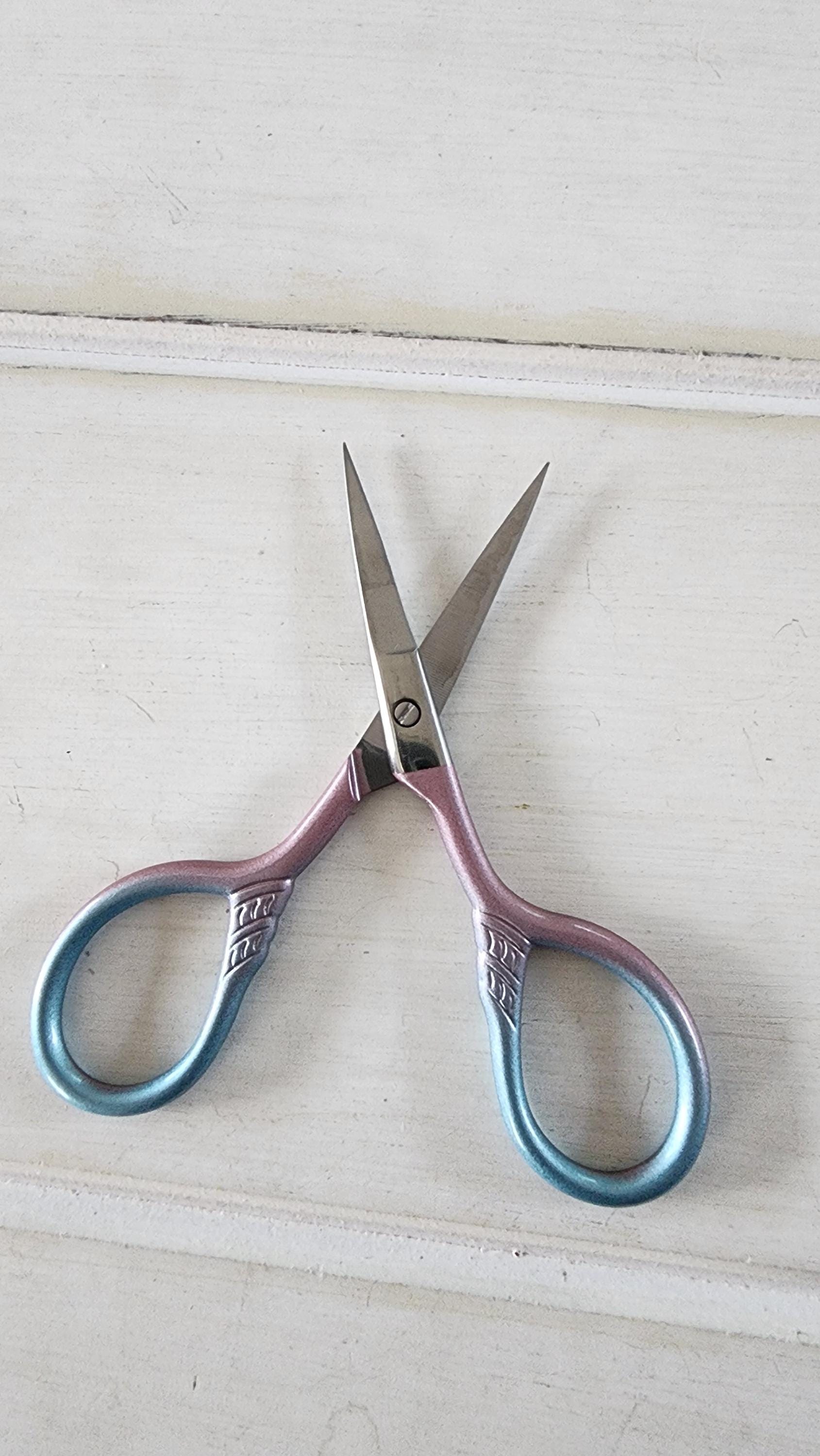 Embroidery Scissors - Fancy Handled Ombre - Etsy UK