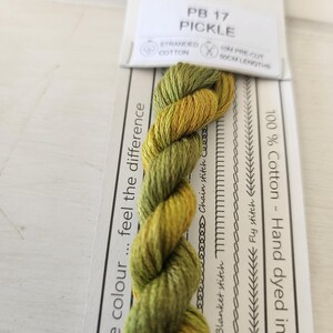Pickle - Cottage Garden Thread 10m Pre Cut 50cm Lengths - Etsy