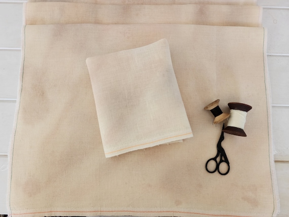 40 Count Linen Cross Stitch Hand Dyed " Autumn Beech "28, 32, 36 And
