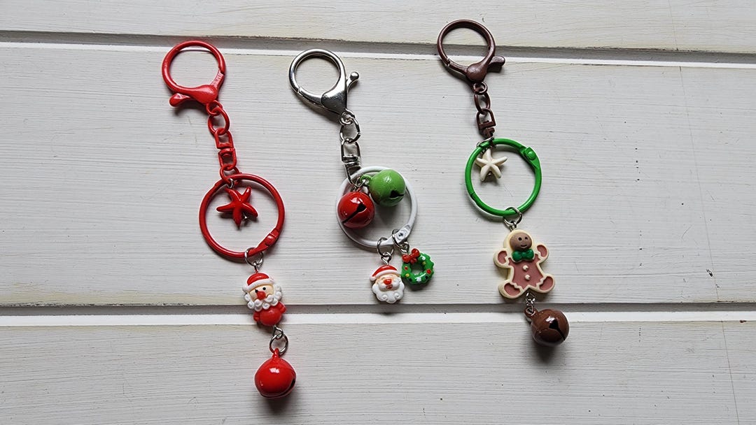 Christmas Scissor Fob/ Thread Keep - Needlework Bling !! - Etsy Australia
