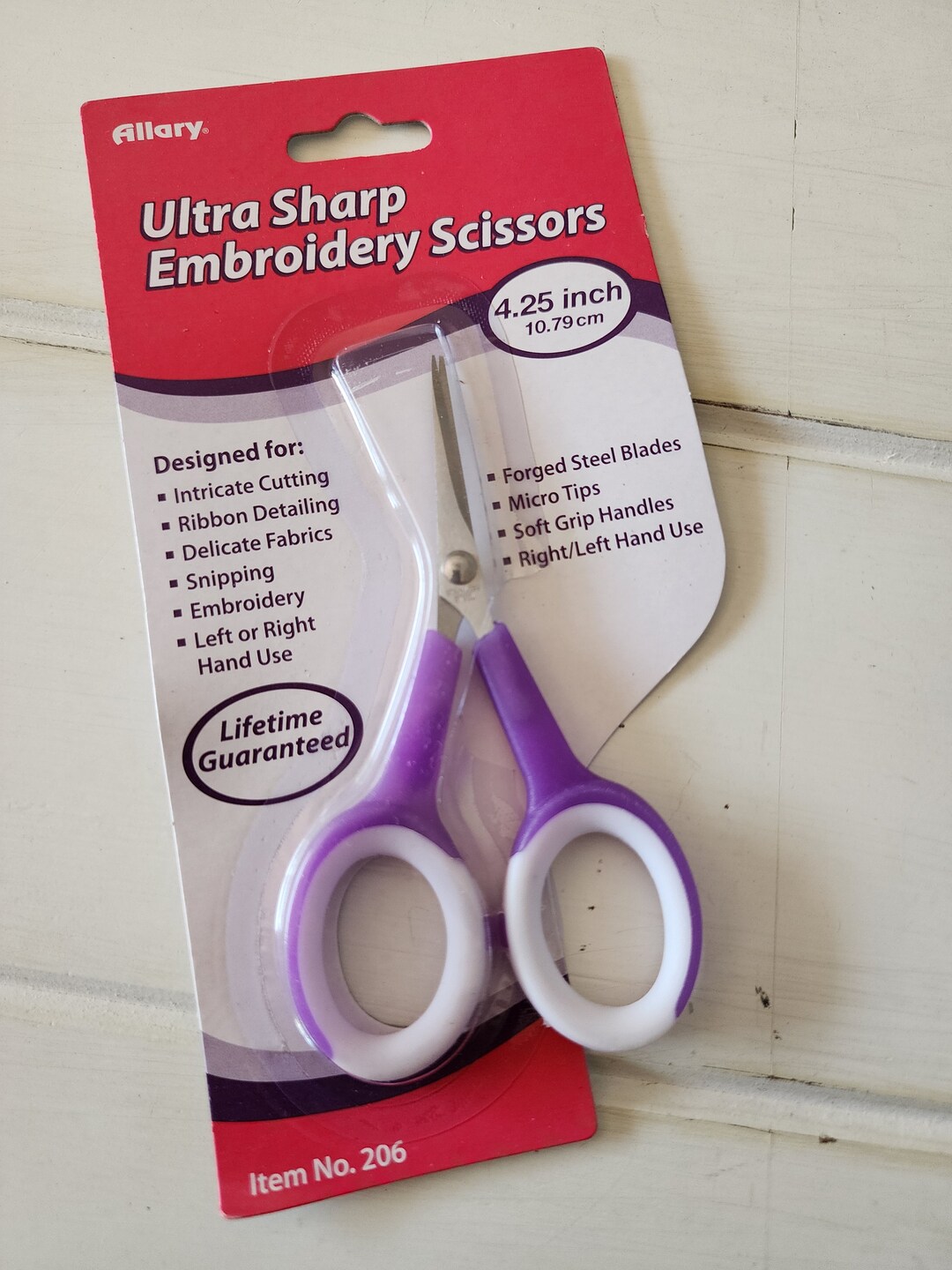 Soft Grip Purple Handled Embroidery Scissors - Etsy
