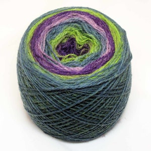 Kauni / Aade Long Knitting Yarn, Effect Yarn Weight 8/2, Self Striping ...