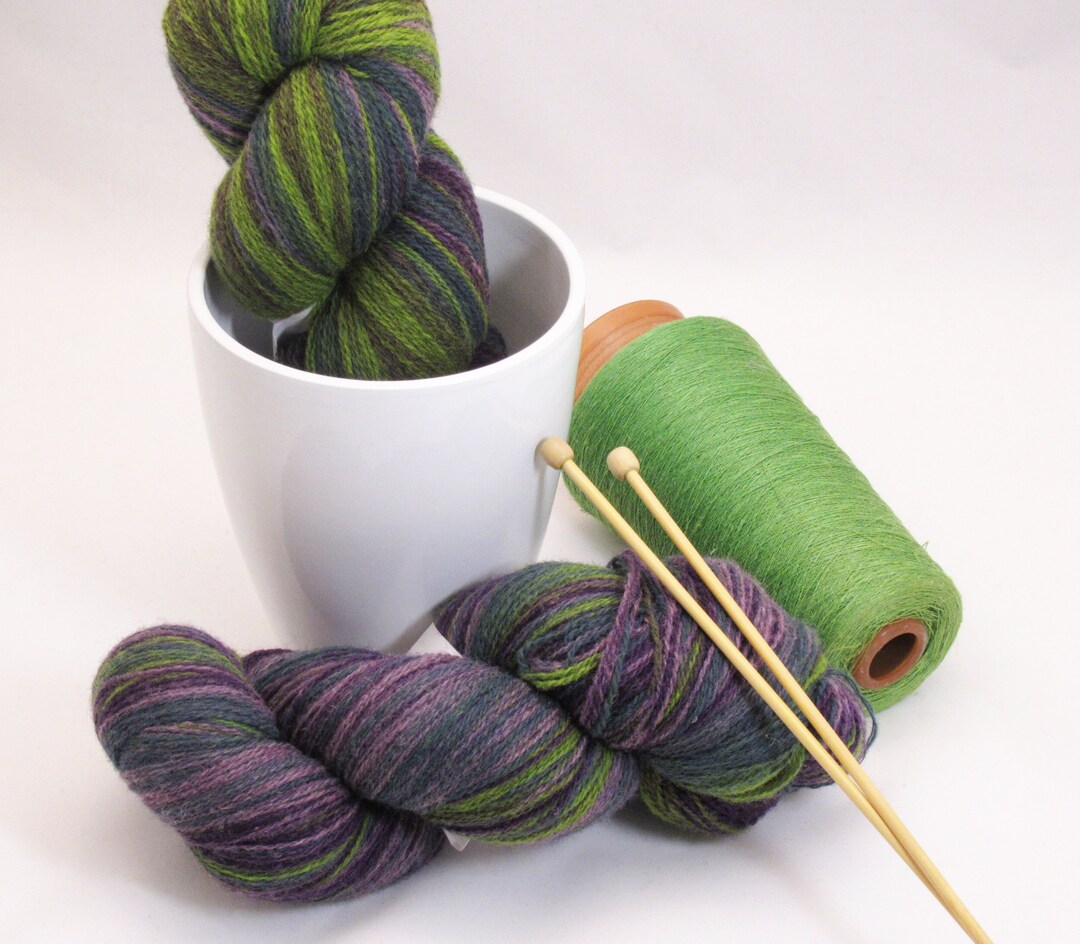 Kauni / Aade Long Knitting Yarn, Effect Yarn Weight 8/2, Self Striping ...