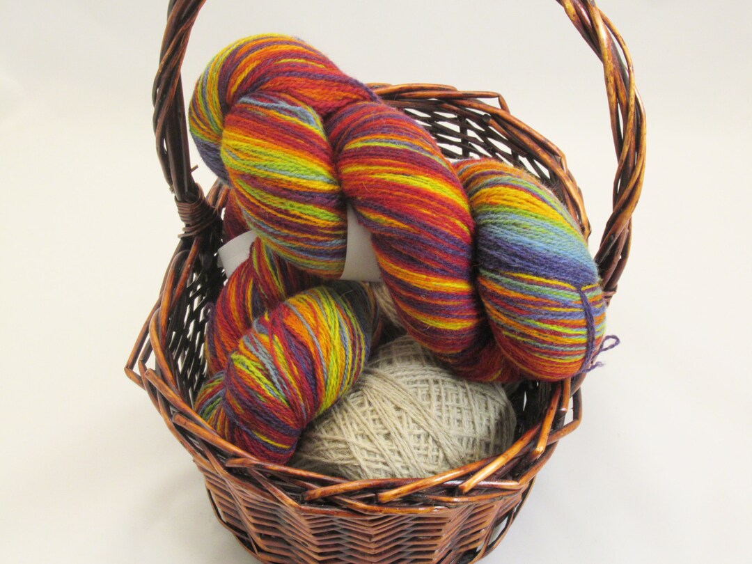 Kauni/ Aade Long Multicolor Effect Yarn weight 8/2 Self - Etsy 日本