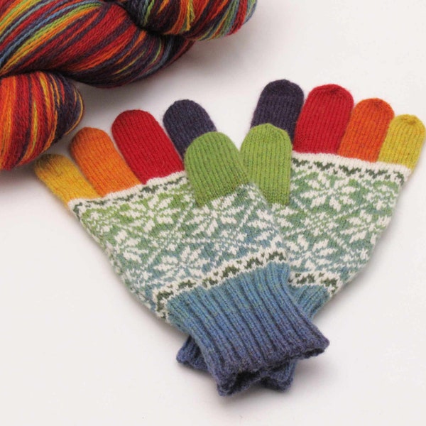 Knitted Gloves - Etsy