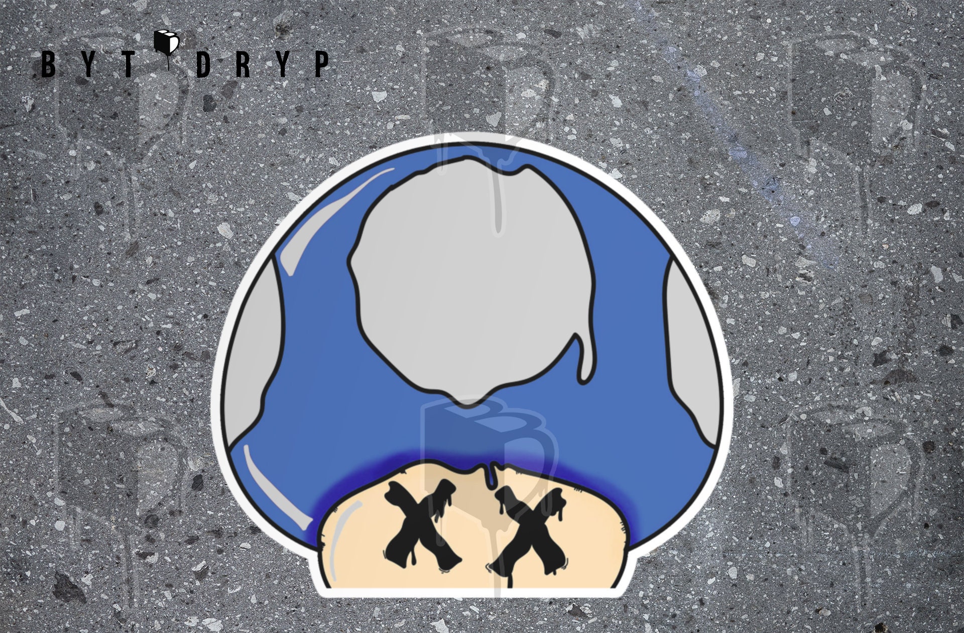 1UP Sticker, Blue, PEEKER, 1up Decal, 300 DPI, Videogame Stickers ...