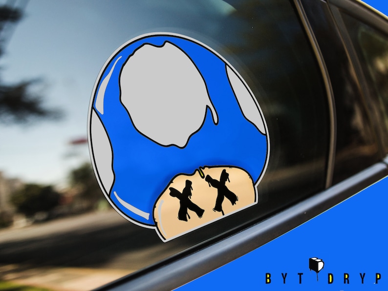 1UP Sticker, Blue, PEEKER, 1up Decal, 300 DPI, Videogame Stickers ...