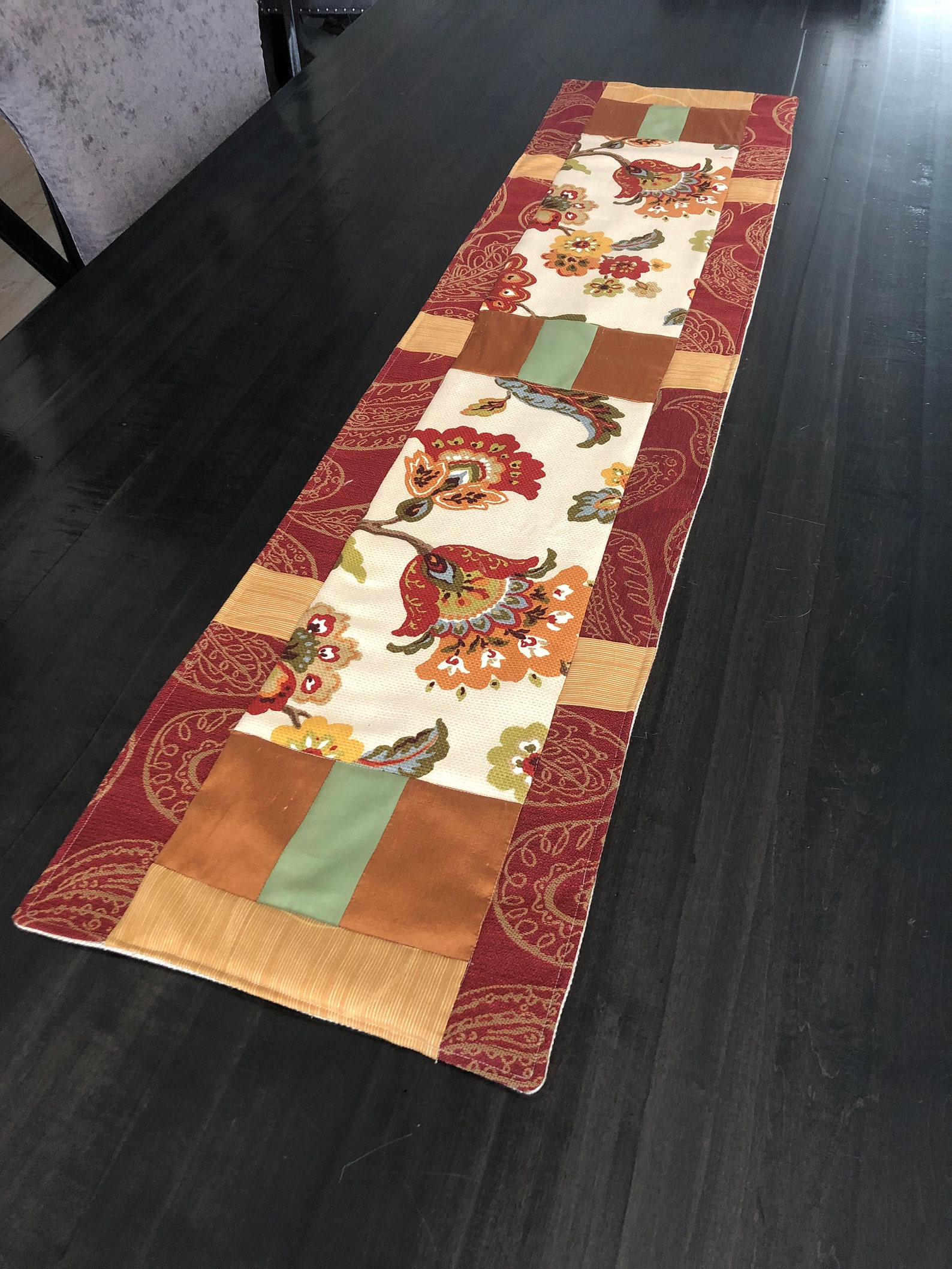 Autumn Harvest Table Runner Topper - Etsy