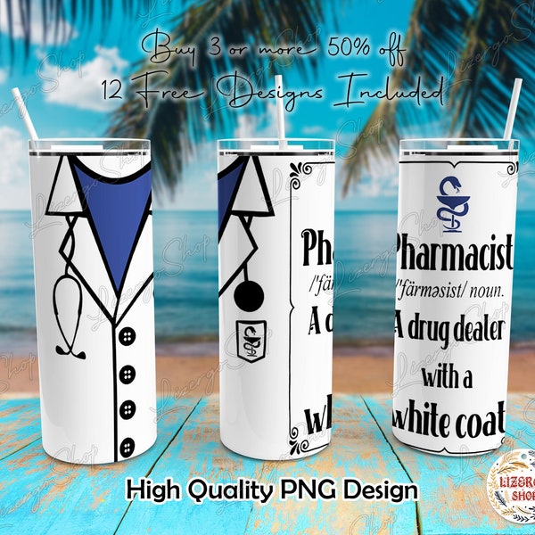 Pharmacist Tumbler Wrap Png - Etsy