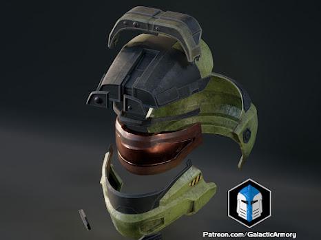 Video Game-inspired Scout Helmet – Unpainted 3D Print for Custom ...