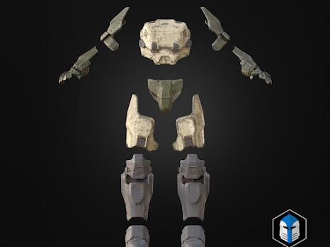 Halo Rakshasa Armor - Full 3D Printed Cosplay Set | Custom Fit | Raw ...