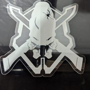 Acrylic Cut Halo Legendary Emblem - Multiple Sizes Available | Gamer ...