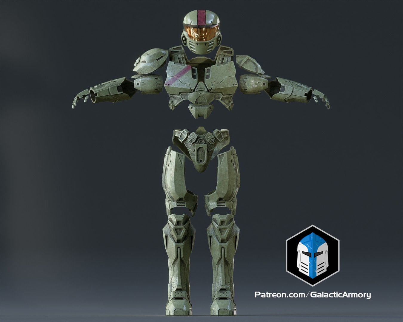 Custom 3D Printed Halo Wars Mark IV Armor Set by Galactic Armory - Etsy UK