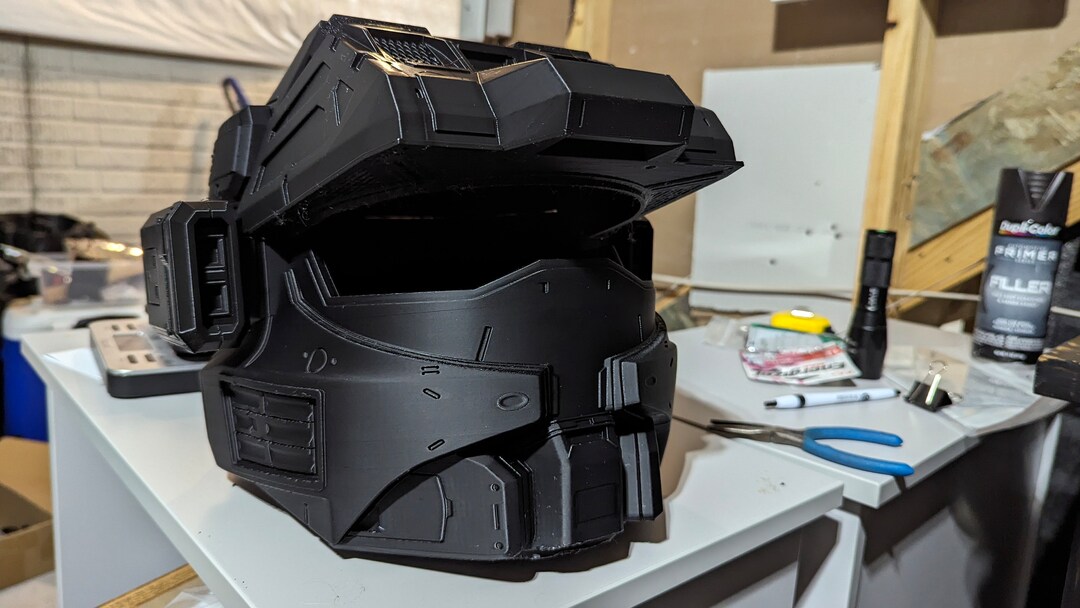Raw 3D Printed Spartan 125 Kai Helmet - Etsy