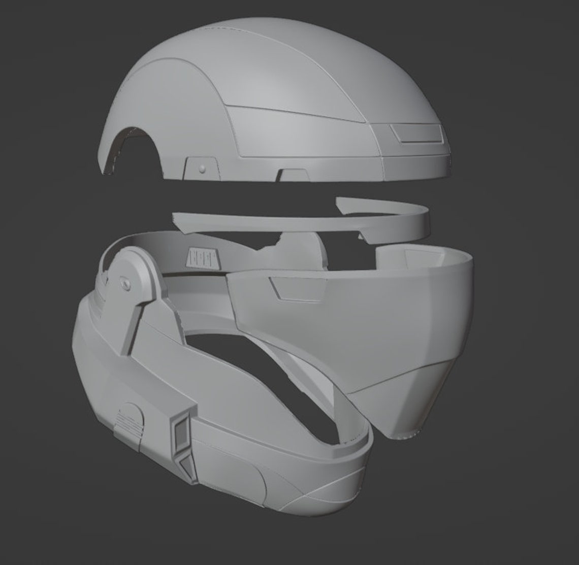 Halo 3 ODST Helmet Raw Print - Etsy