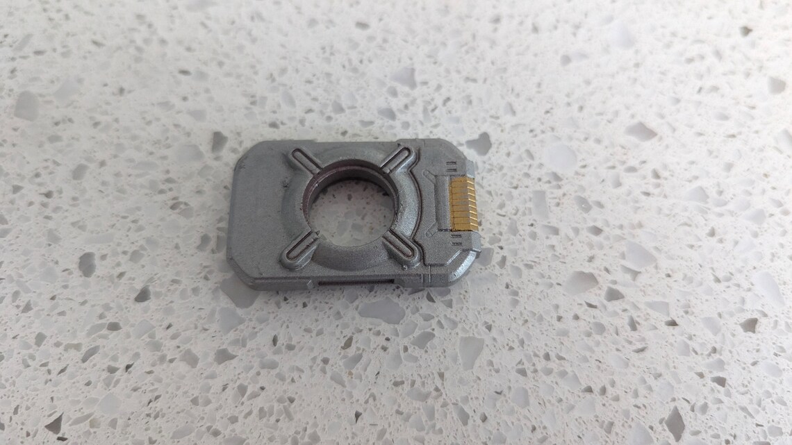 Handcrafted 3D Resin Printed Cortana Data Chip - Halo Inspired ...