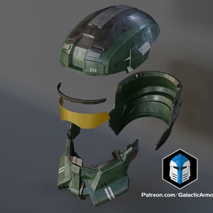 Halo EOD Helmet - Raw 3D Print - Etsy
