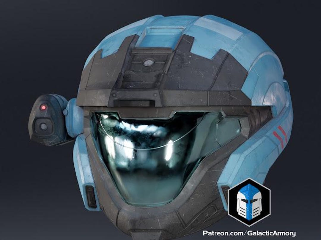 Halo "kat" Assault Helmet From Reach – Custom-made Cosplay Helmet, Spartan III Armor Replica - Etsy