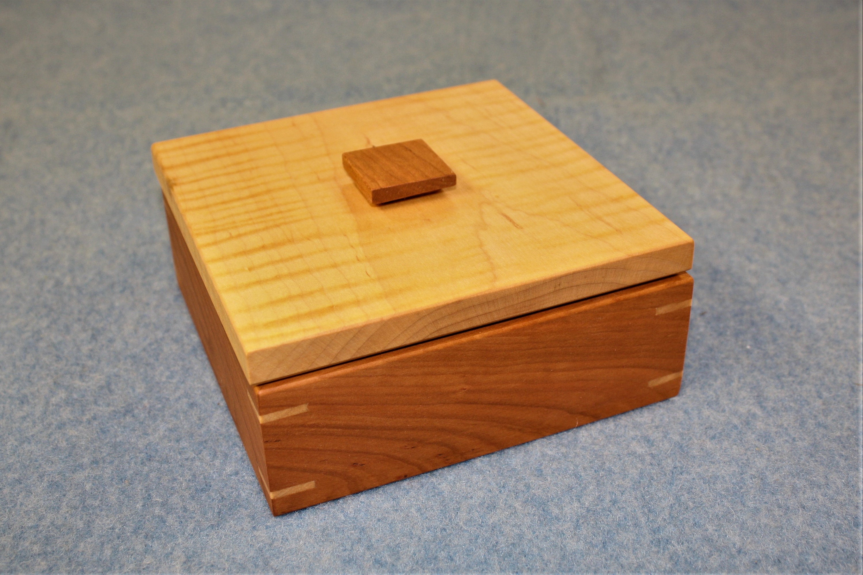 Handmade Square Wooden Box 6 X 6 - Etsy