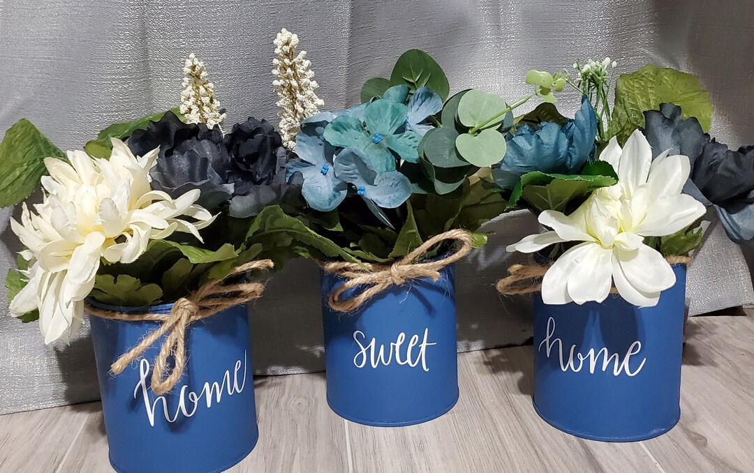 Handpainted Cans/home Decor - Etsy