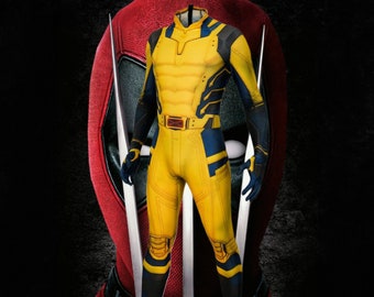 Deadpool & Wolverine Costume Cosplay Suit Logan Outfit - Etsy