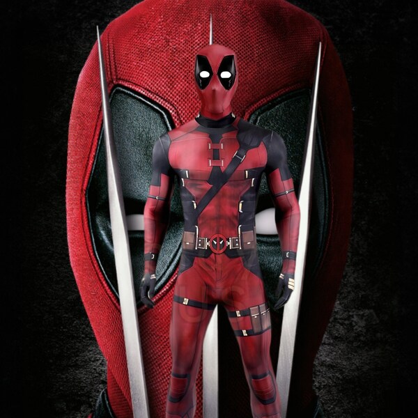Deadpool Costume - Etsy