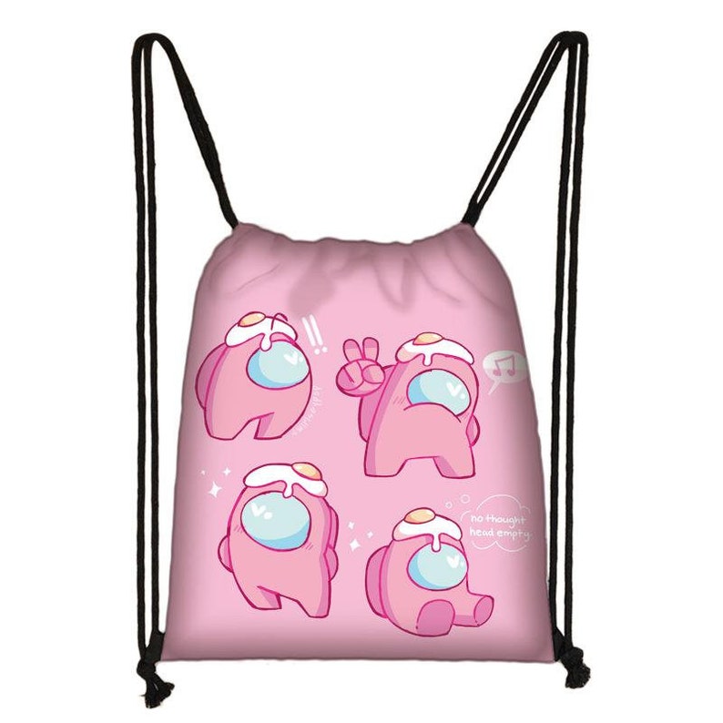 Among Us Game Bag Drawstring Backpack Impostor Xmas Gift Kids - Etsy